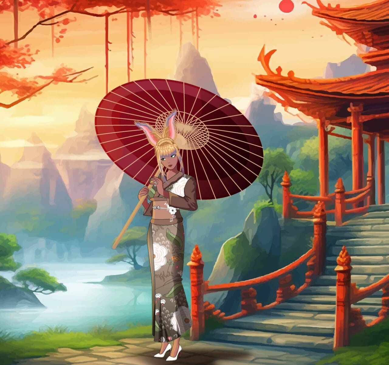 ArtStation - Full Body Character Art Completed For Yu