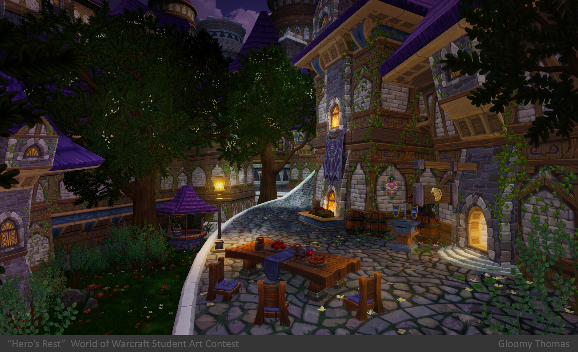 ArtStation - Hero's Rest
