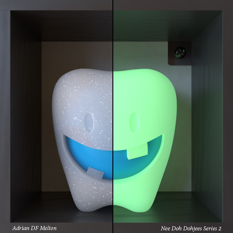 ArtStation - NeeDoh Dohjees - Series 2 - Tooth