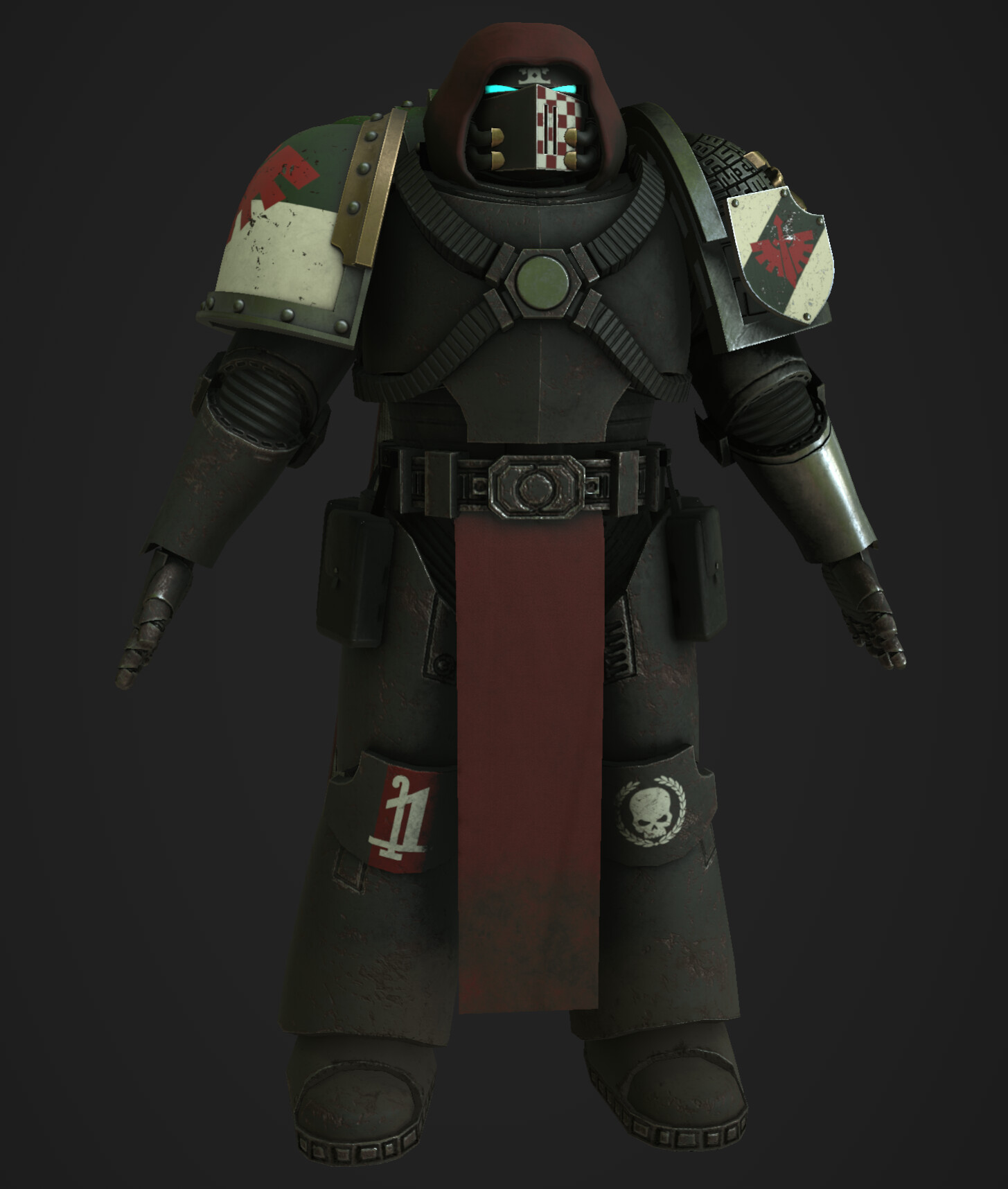 ArtStation - 40k Death-Watch Space Marine