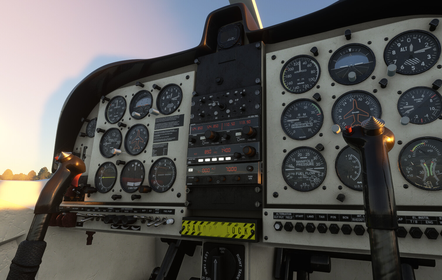 ArtStation - Old 2019 MFS2020 Modeling Saab Safari Cockpit