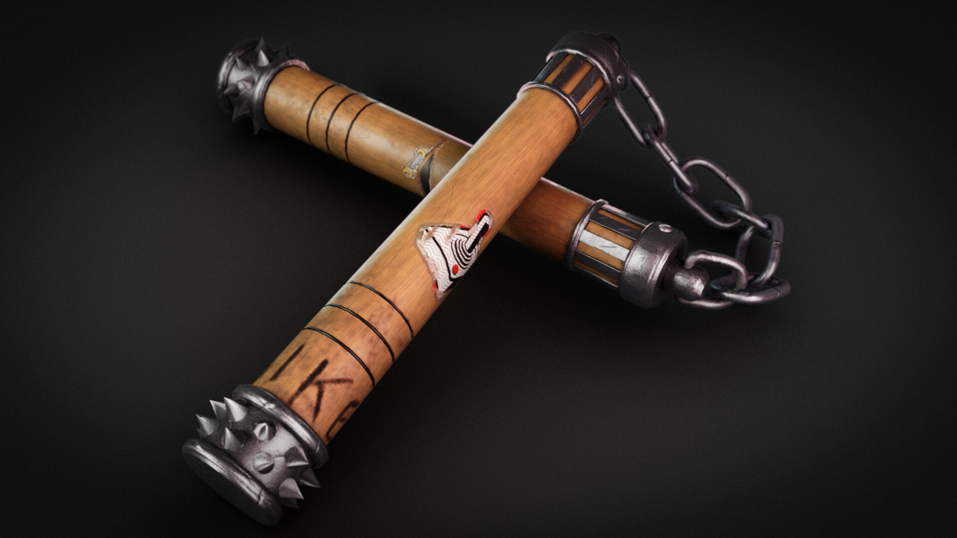ArtStation - TMNT Michelangelo`s Nunchaku (Game Ready Asset)