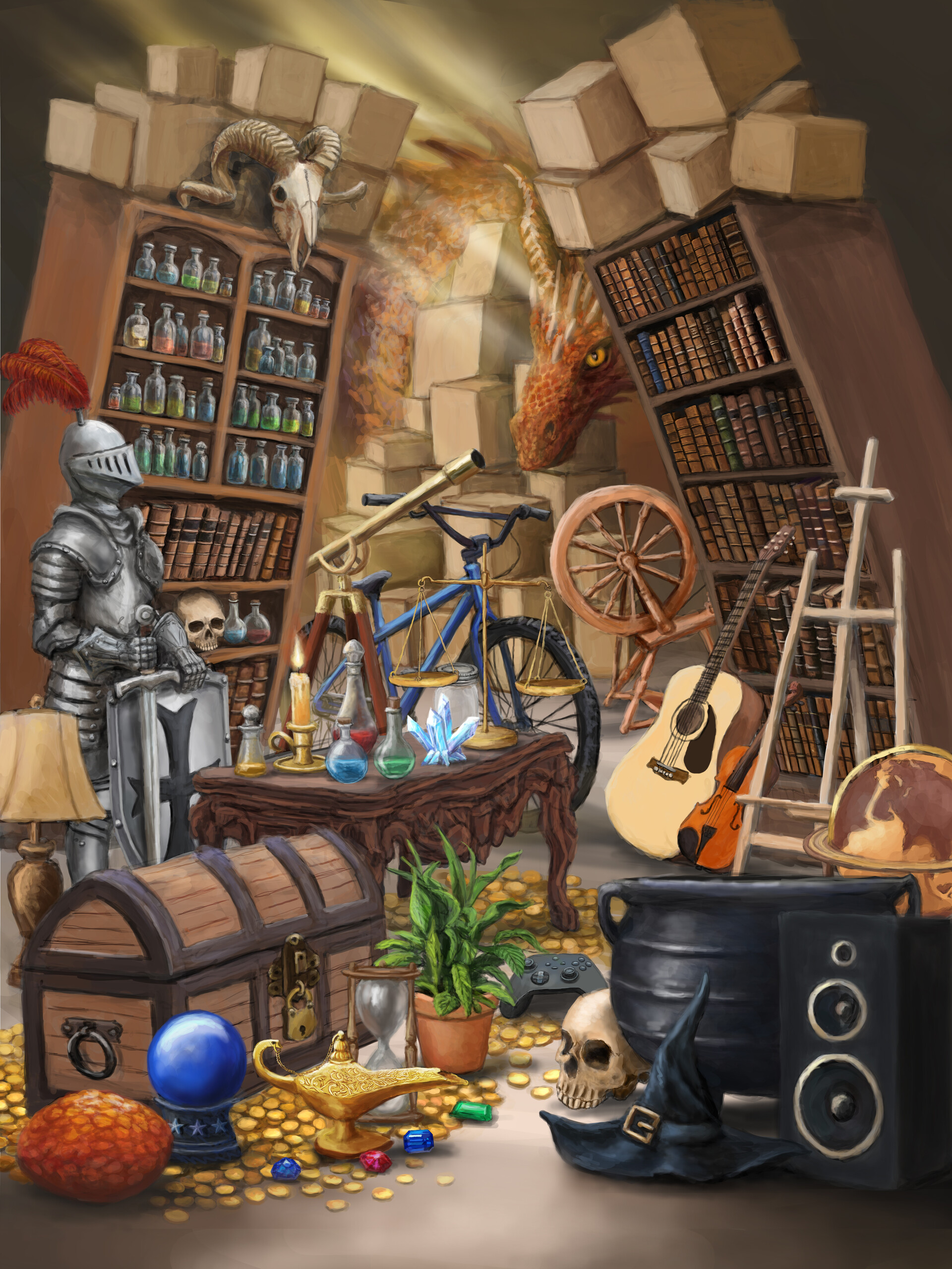 ArtStation - Dragon's Hoard