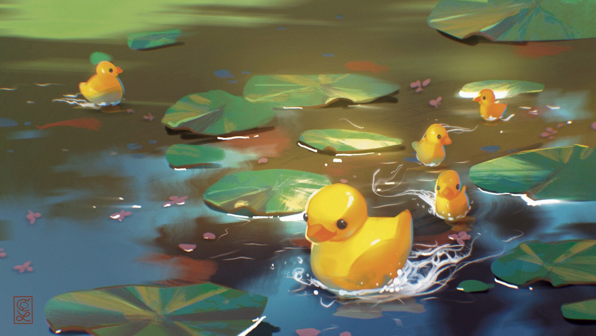 ArtStation - Rubber Ducky Pond