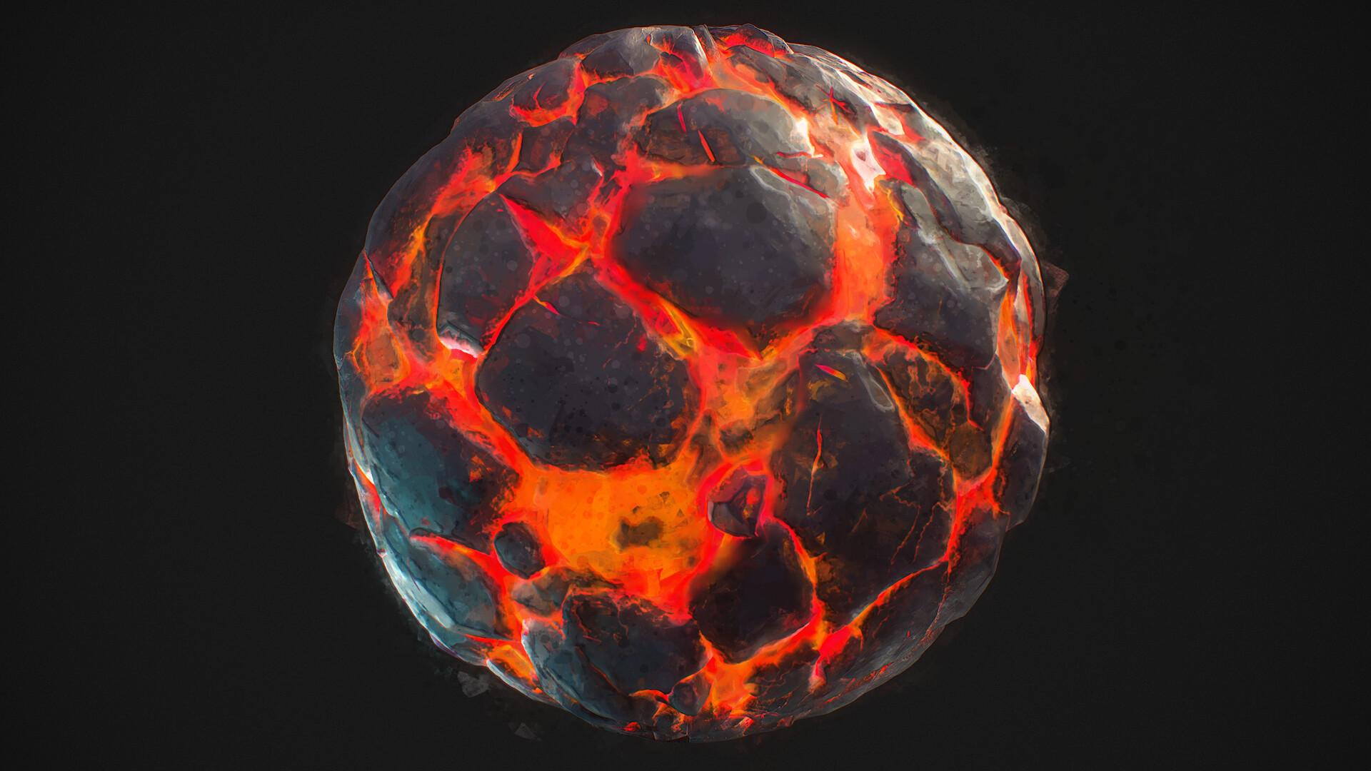 ArtStation - Stylized Painterly Lava