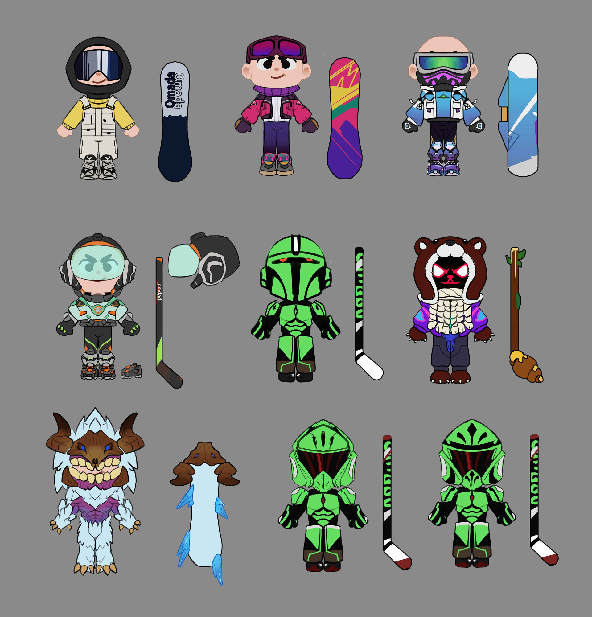 ArtStation - Winter Skin