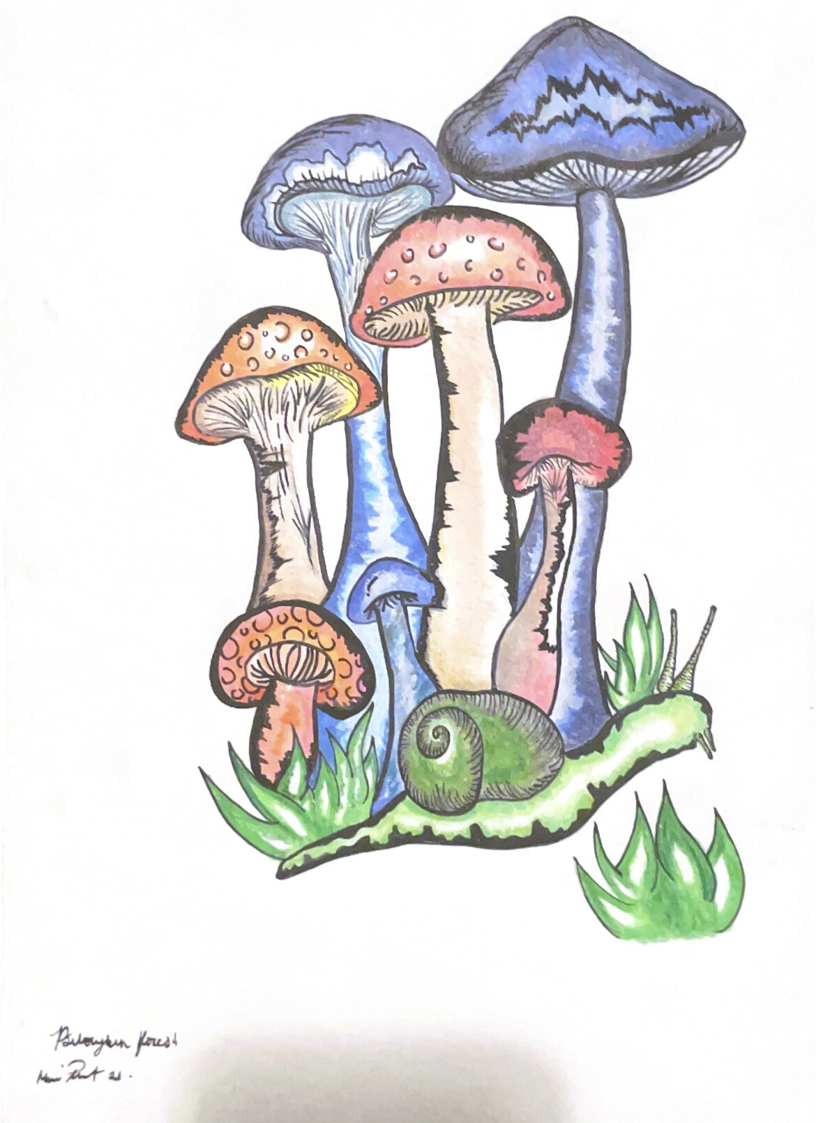 ArtStation - Psilocybin forest