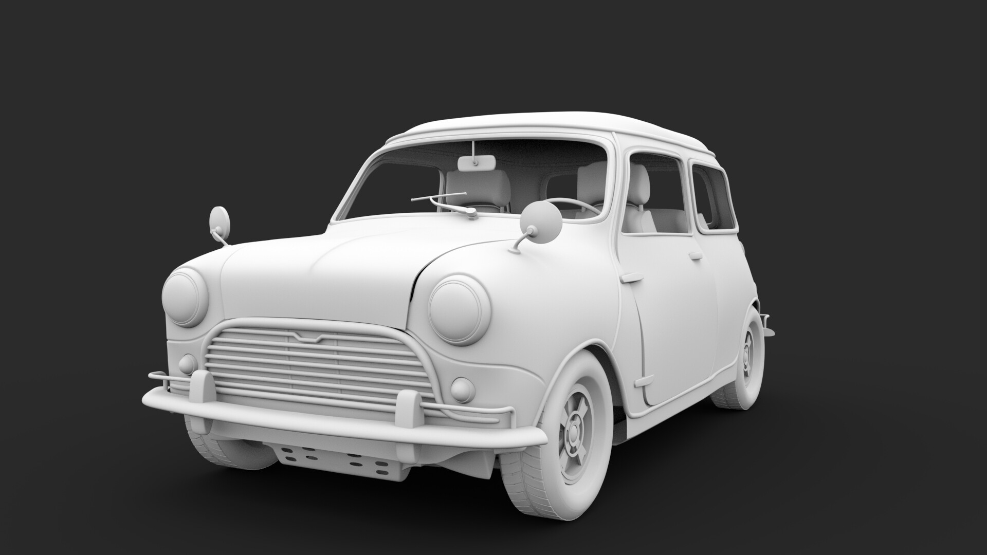 ArtStation - 1967 Mini Cooper