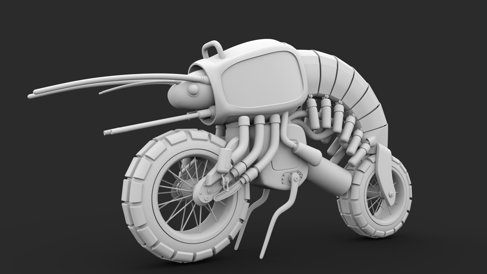 ArtStation - Shrimp bike [concept art]