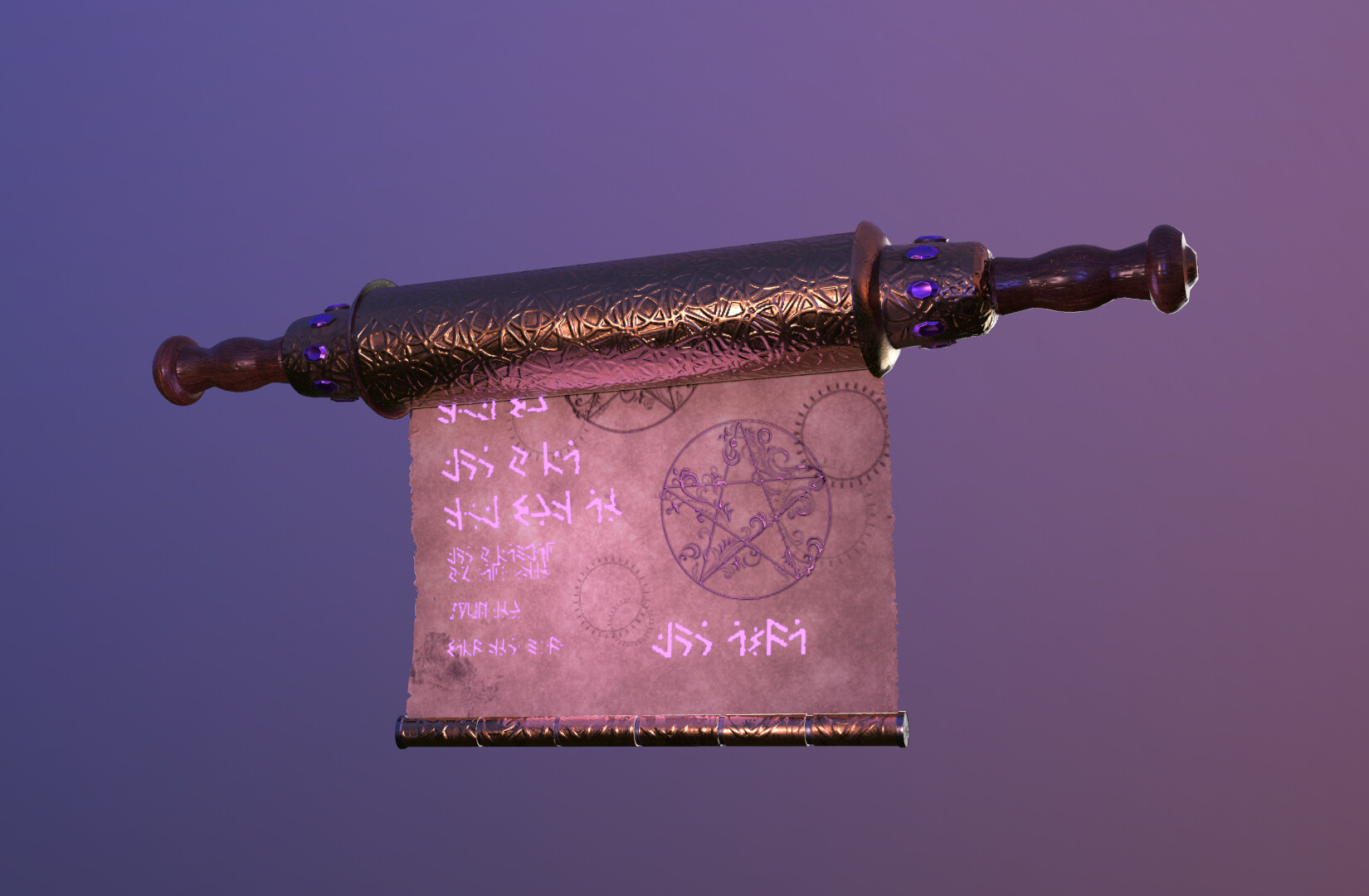 ArtStation - Magic scroll