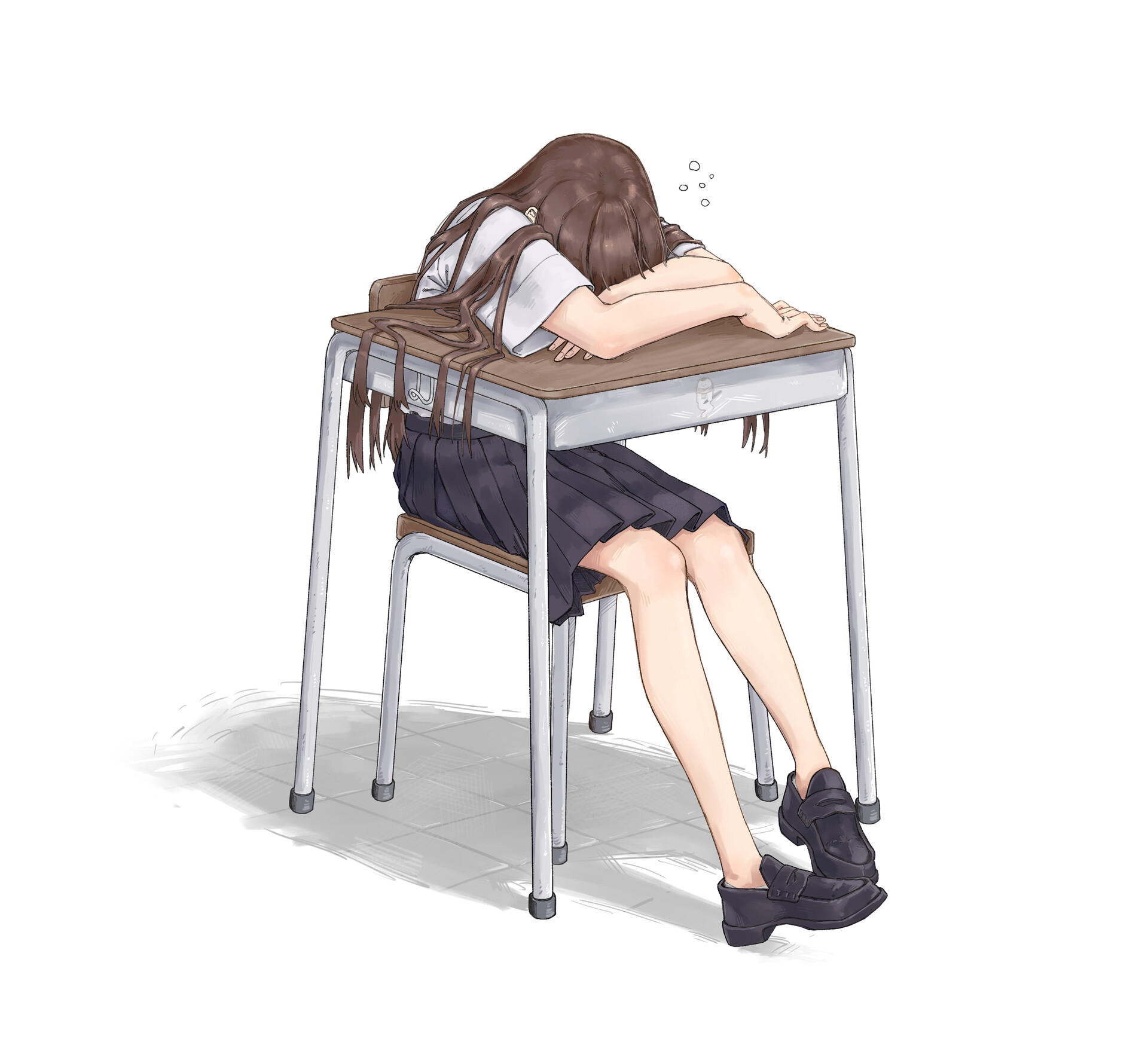 ArtStation - sleepy girl