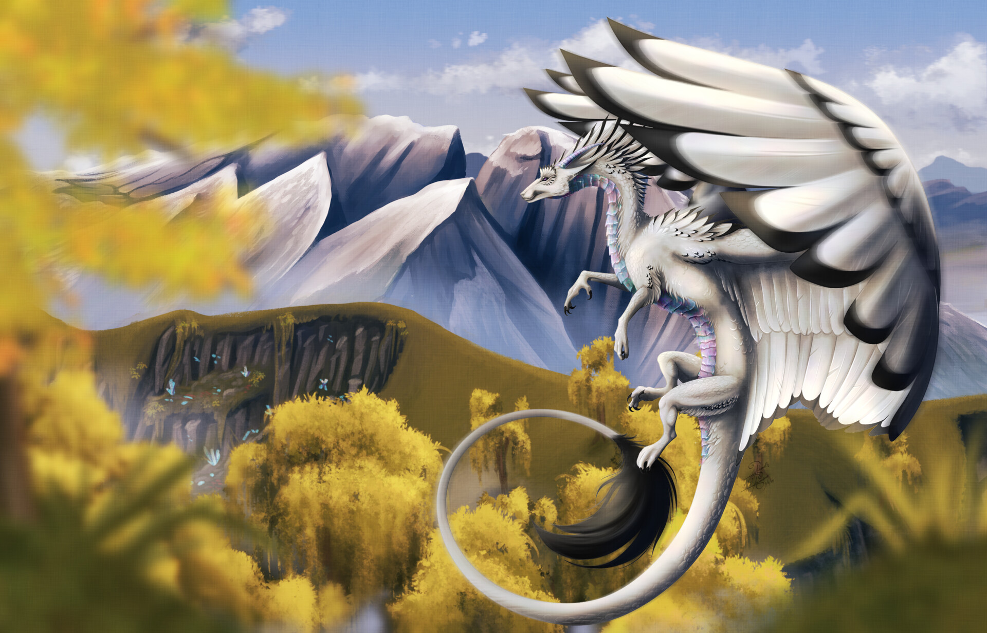 ArtStation - Yin in Flight