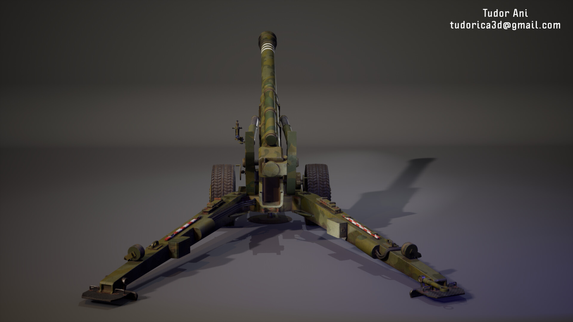 Tudor Ani - Towed Howitzer Artillery Nest Environment.