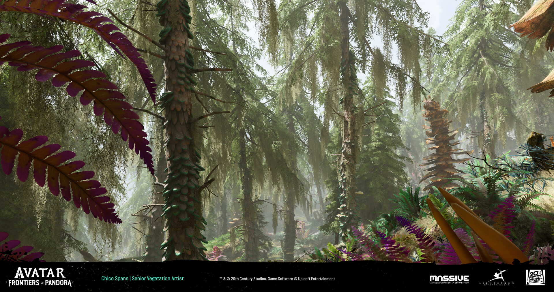 Chico Spans - Avatar:Frontiers of Pandora - White Moss Forest Biome