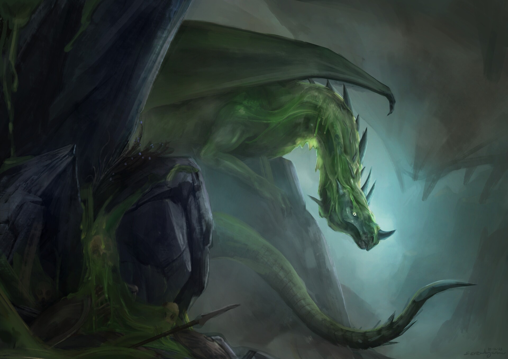 ArtStation - Slime Dragon