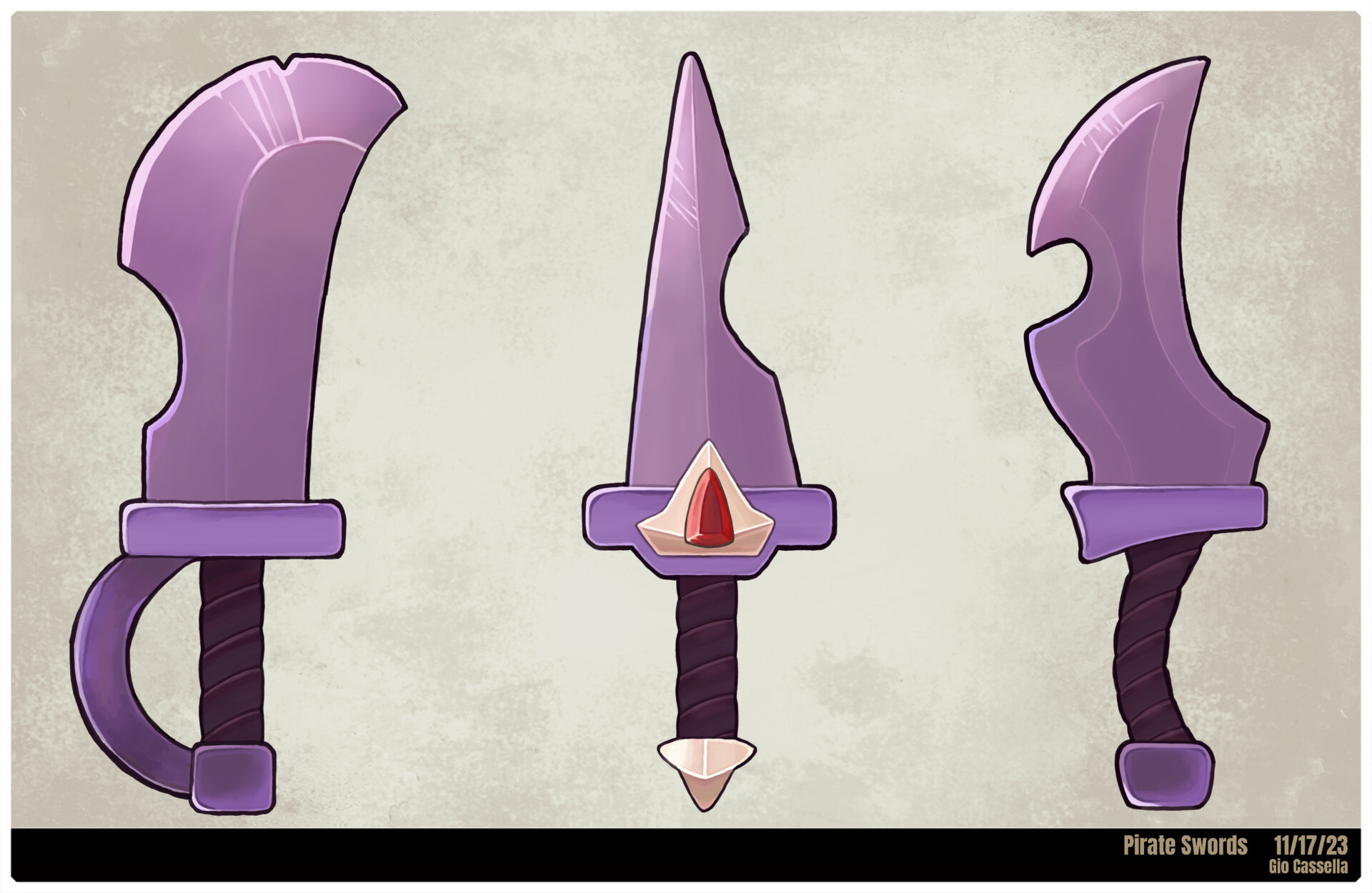 ArtStation - Pirate Swords