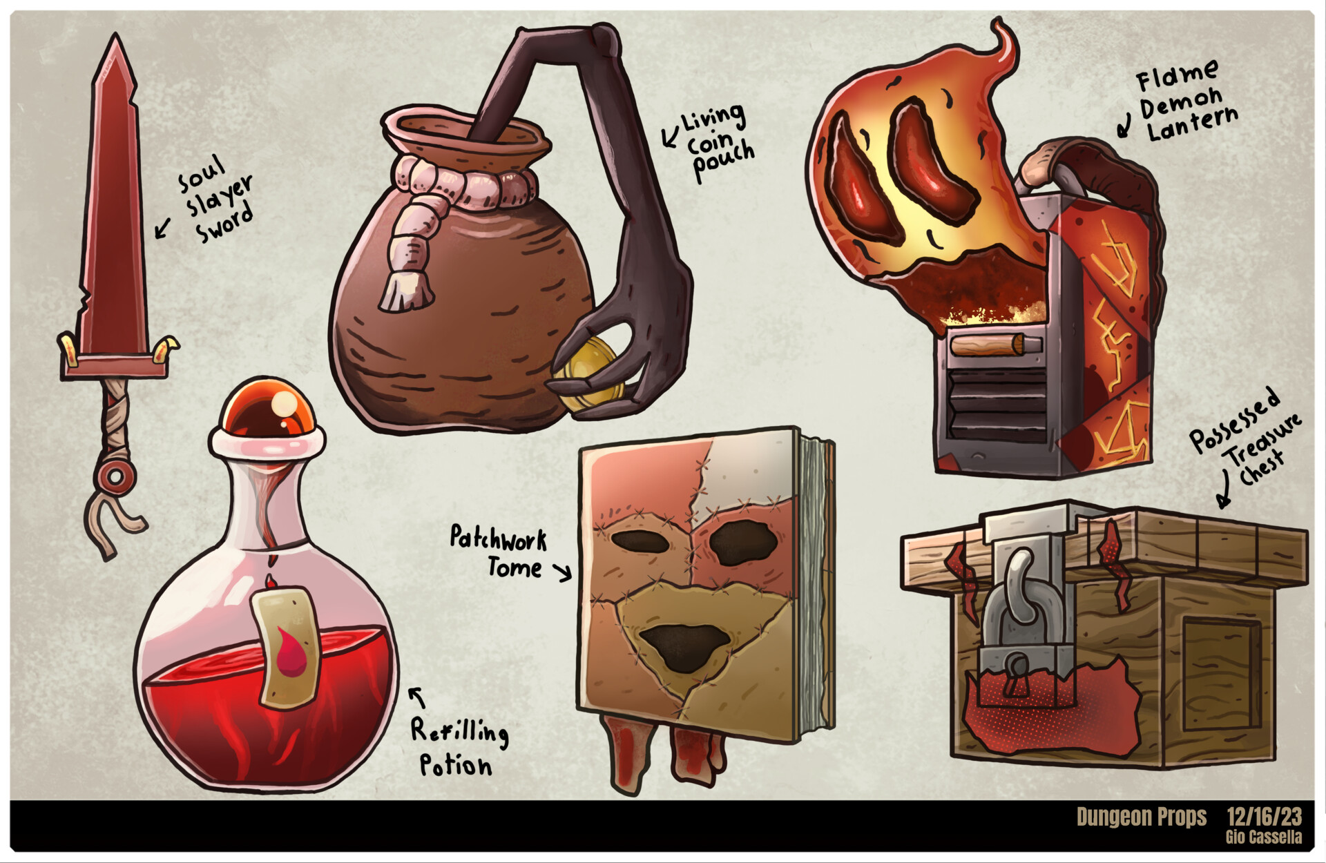 ArtStation - Dungeon Props