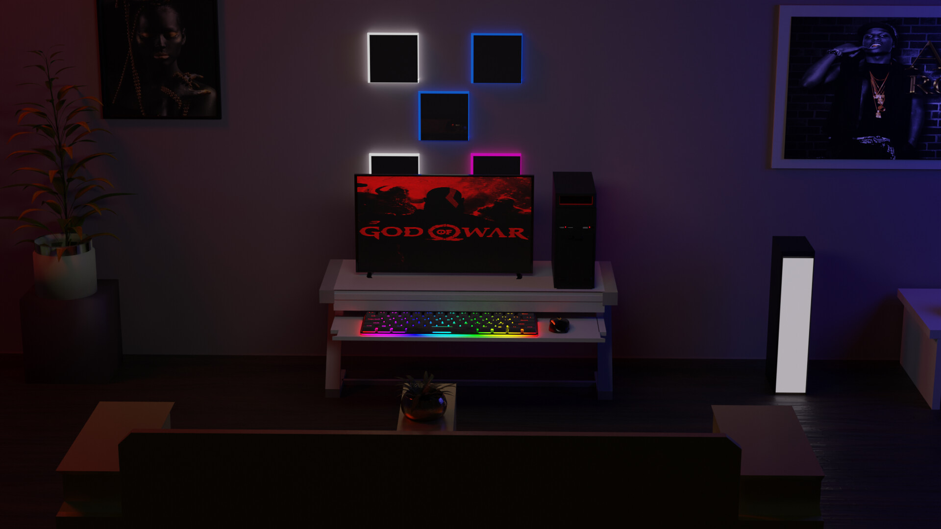 ArtStation - INTERIOR PC ROOM