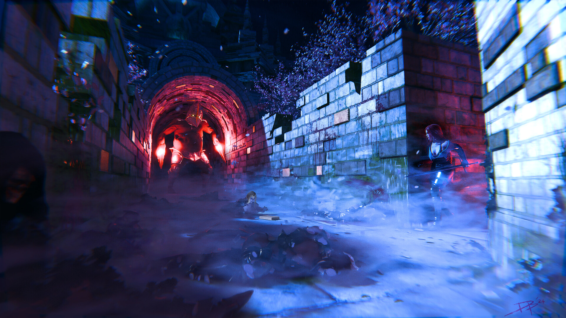 ArtStation - The Labyrinth - Dark Fantasy Game Concept Art