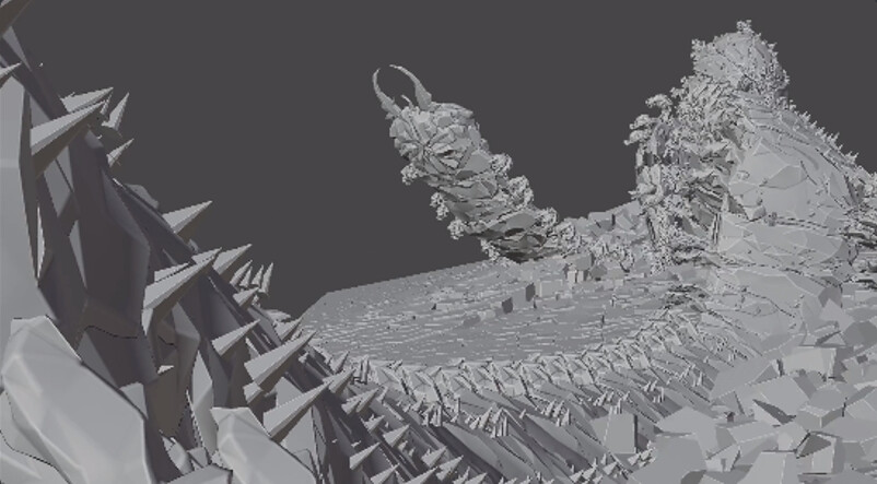 ArtStation - Sage Centipede Scene (Animated WIP)