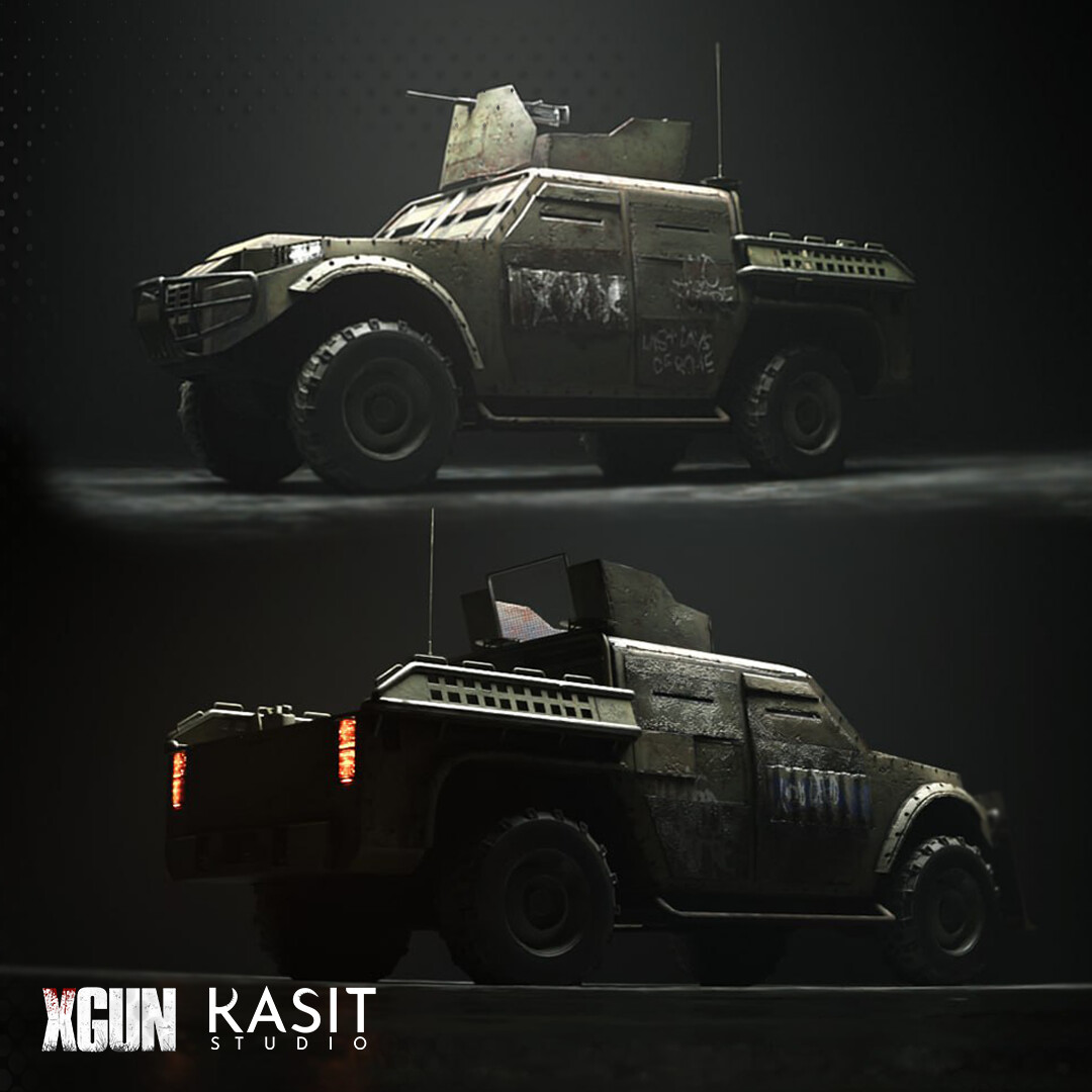 ArtStation - Military SUV Post Apocalypse