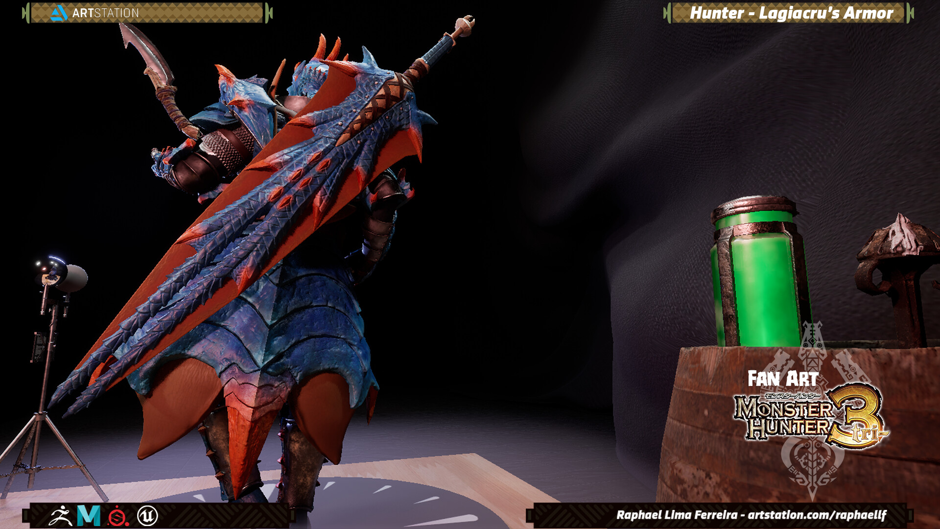 Raphael Lima Ferreira - Hunter - Lagiacru's Armor - Monster Hunter Tri ...