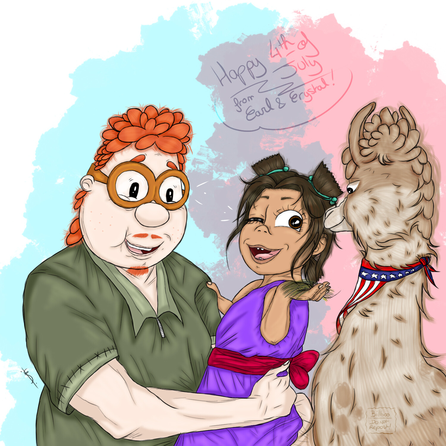 ArtStation - "Unke Carl, wanna see ze llama pwease..."