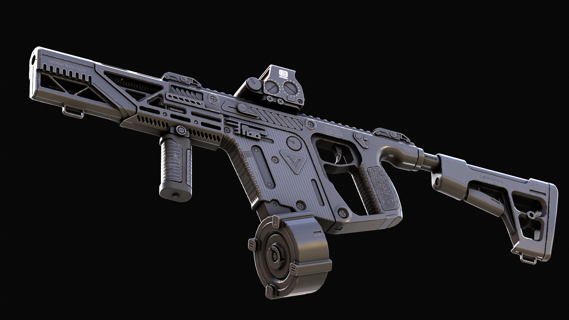 ArtStation - Kriss Vector .45 ACP Concept