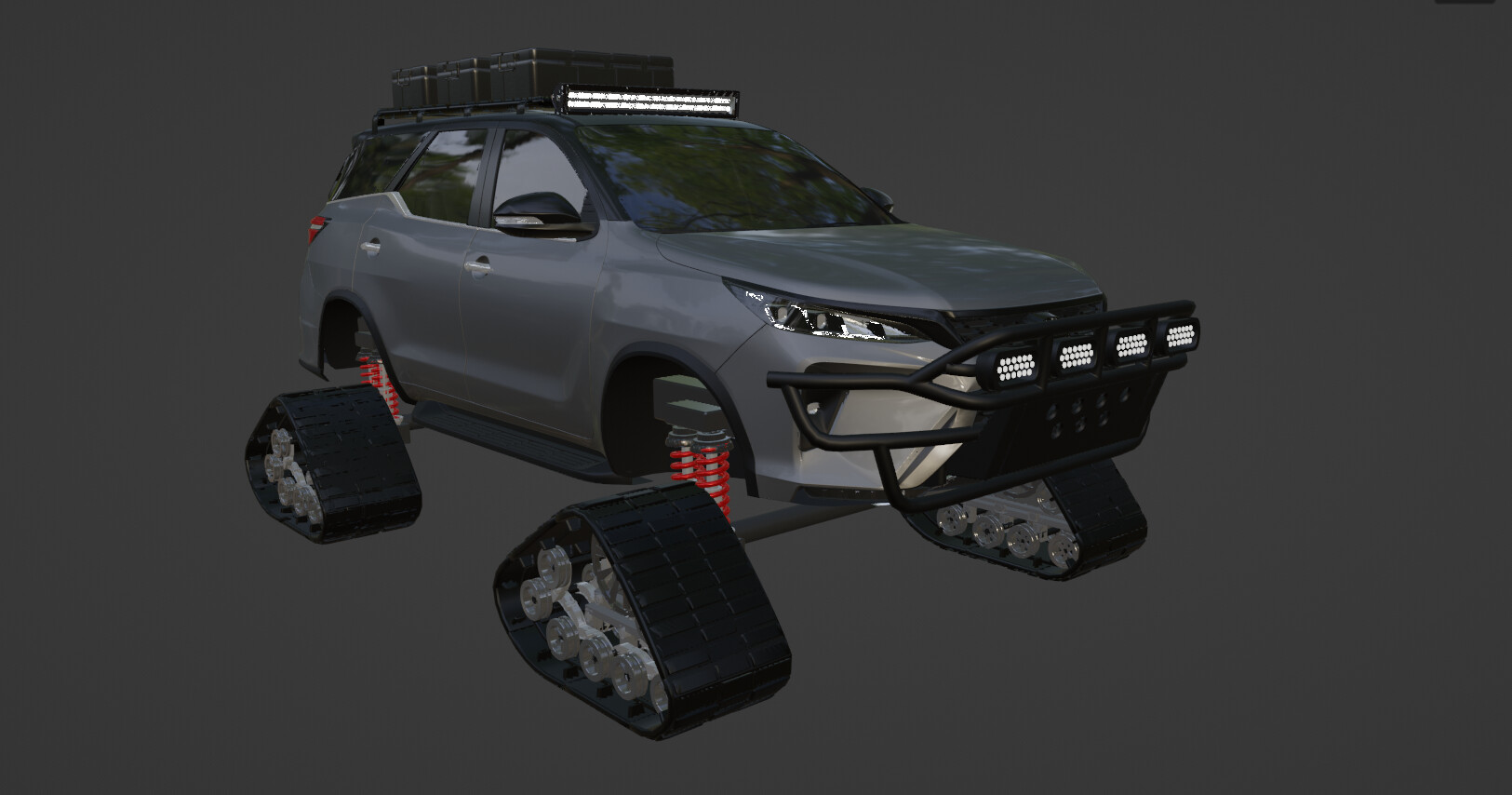 ArtStation - Mud Crawler Toyota Fortuner 3D Model