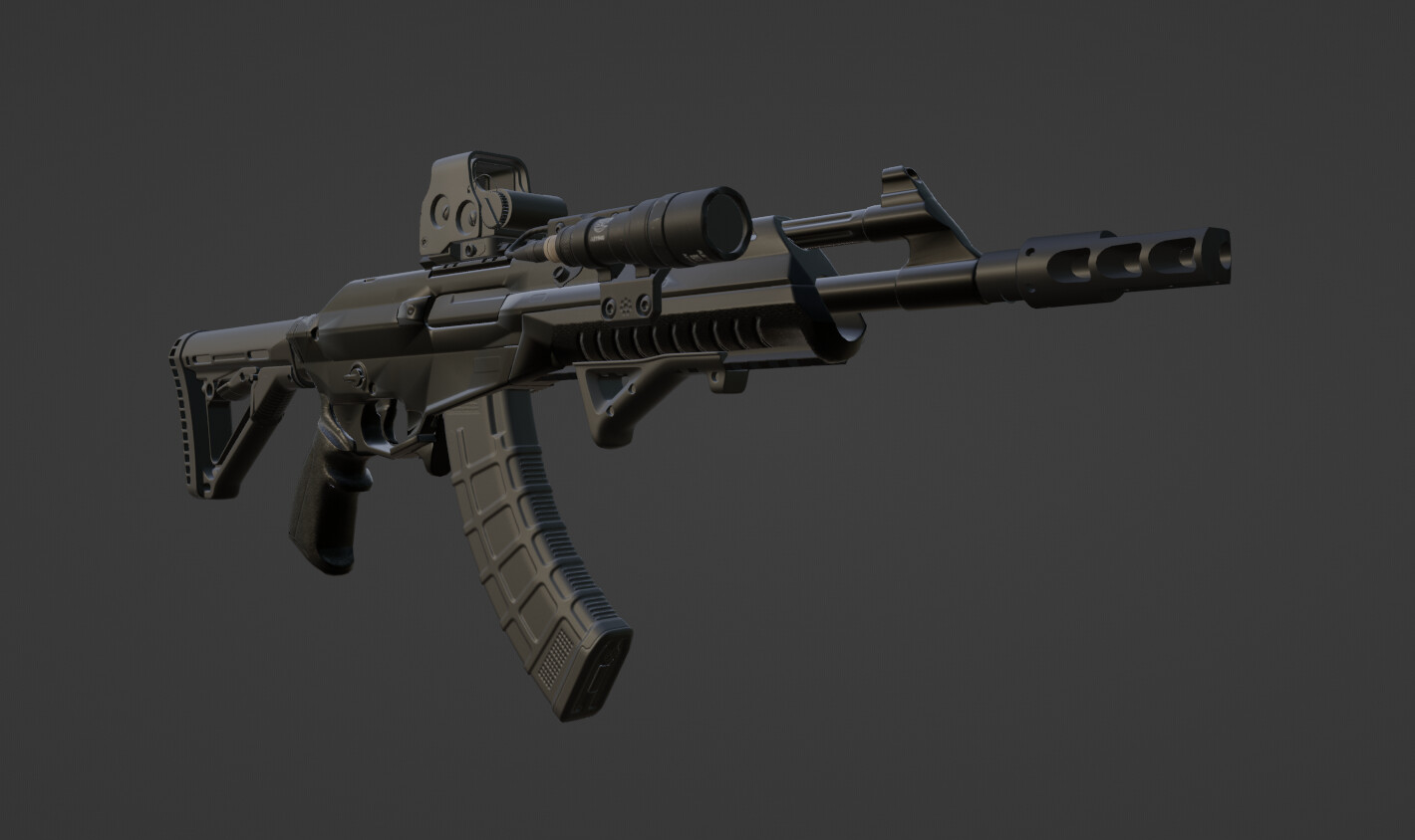 ArtStation - VALORANT's Vandal x Call of Duty 3D Model