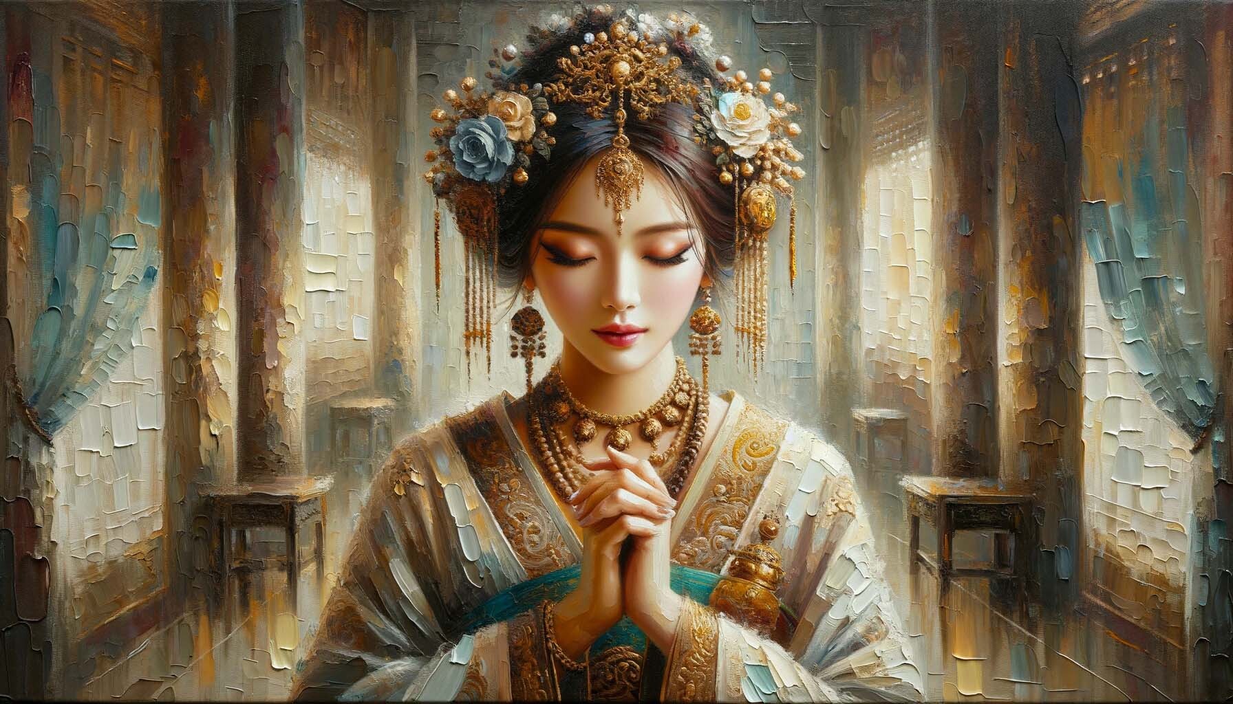ArtStation - Serene Prayer