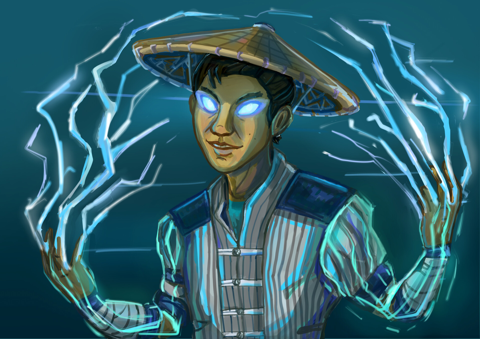 ArtStation - Raiden Mortal Kombat 1