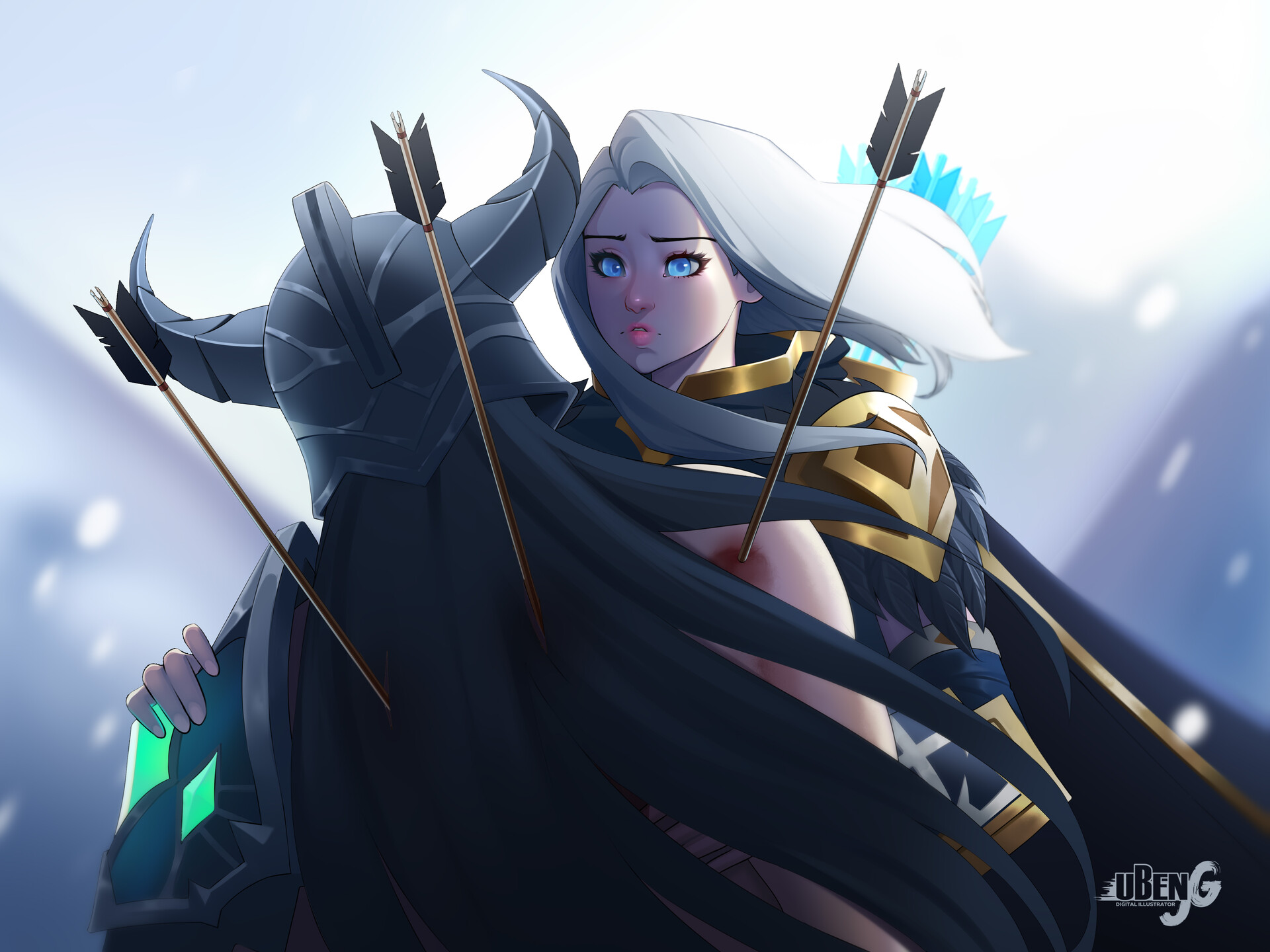 ArtStation - Ashe and Tryndamere - League of Legends Fanart