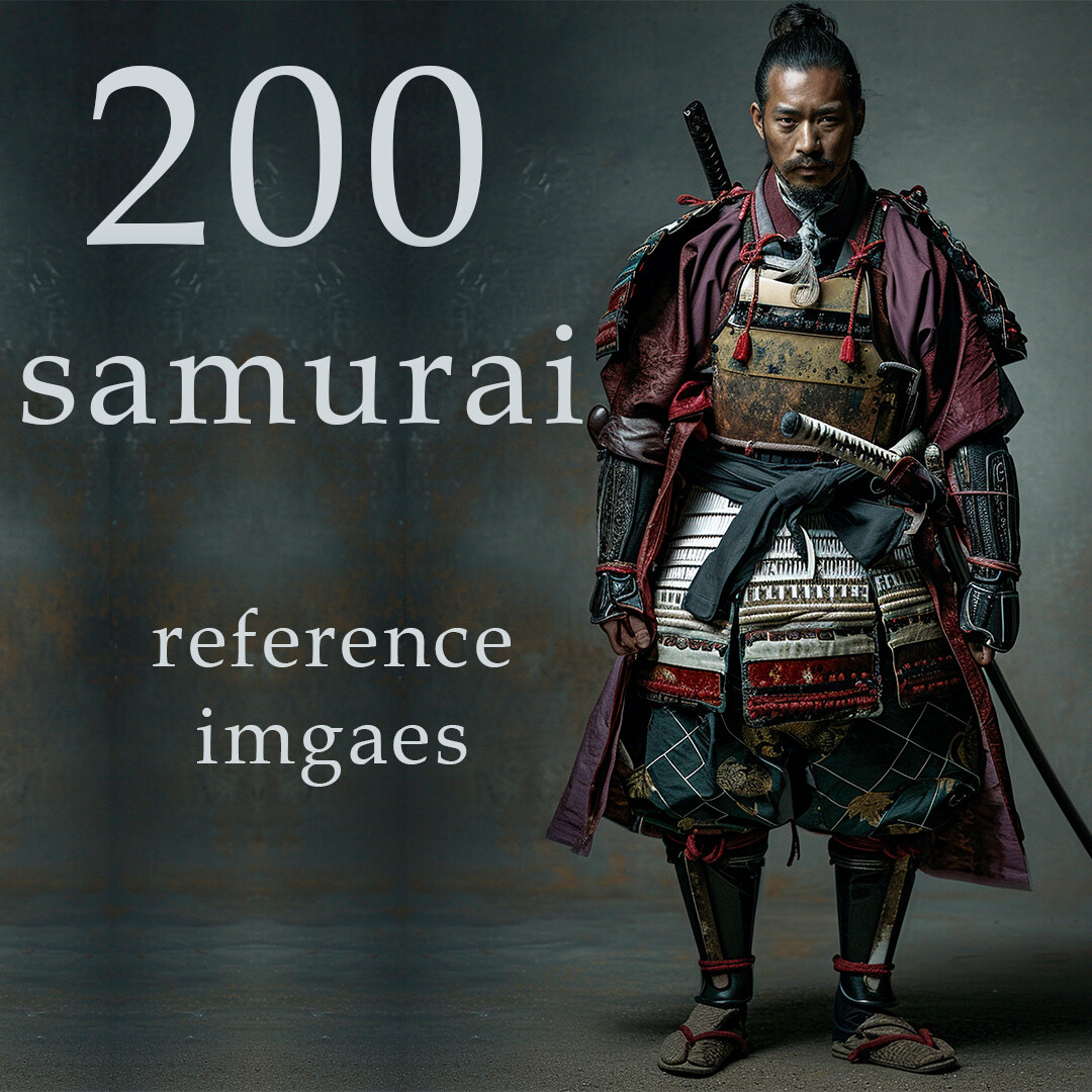 ArtStation - 200 Realistic Samurai - Reference Pack - 4K