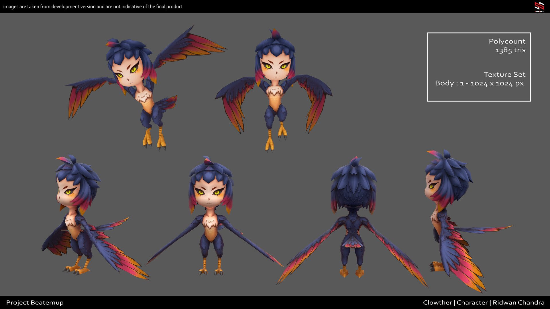 Ridwan Chandra - MeganeRid - Project Beat Em Up 3D Characters 2