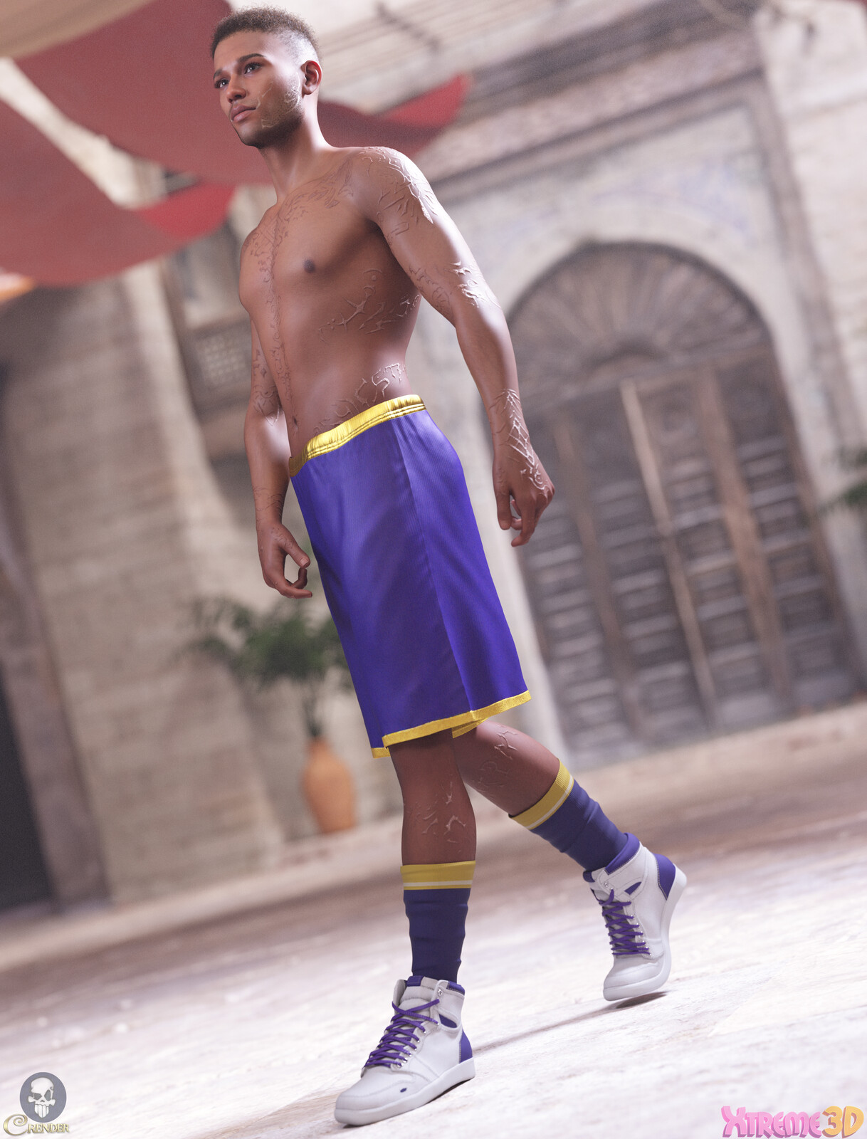 Xtreme3D Studio - FPE Body Fantasy Scarification Shell G9 by Esid and ...