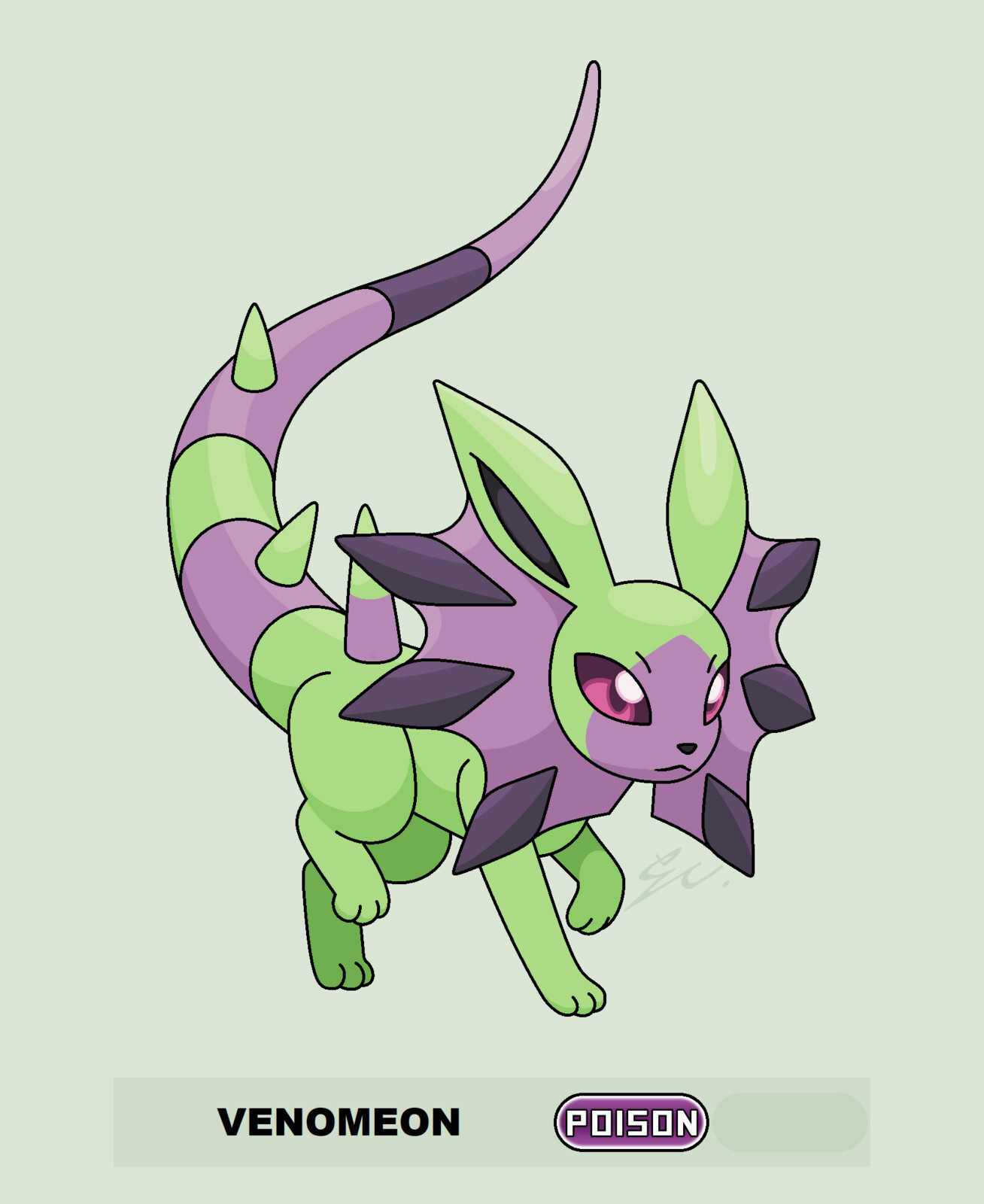 Antoine Grailet - FAKEMON – Eevee's Evolution – POISON type