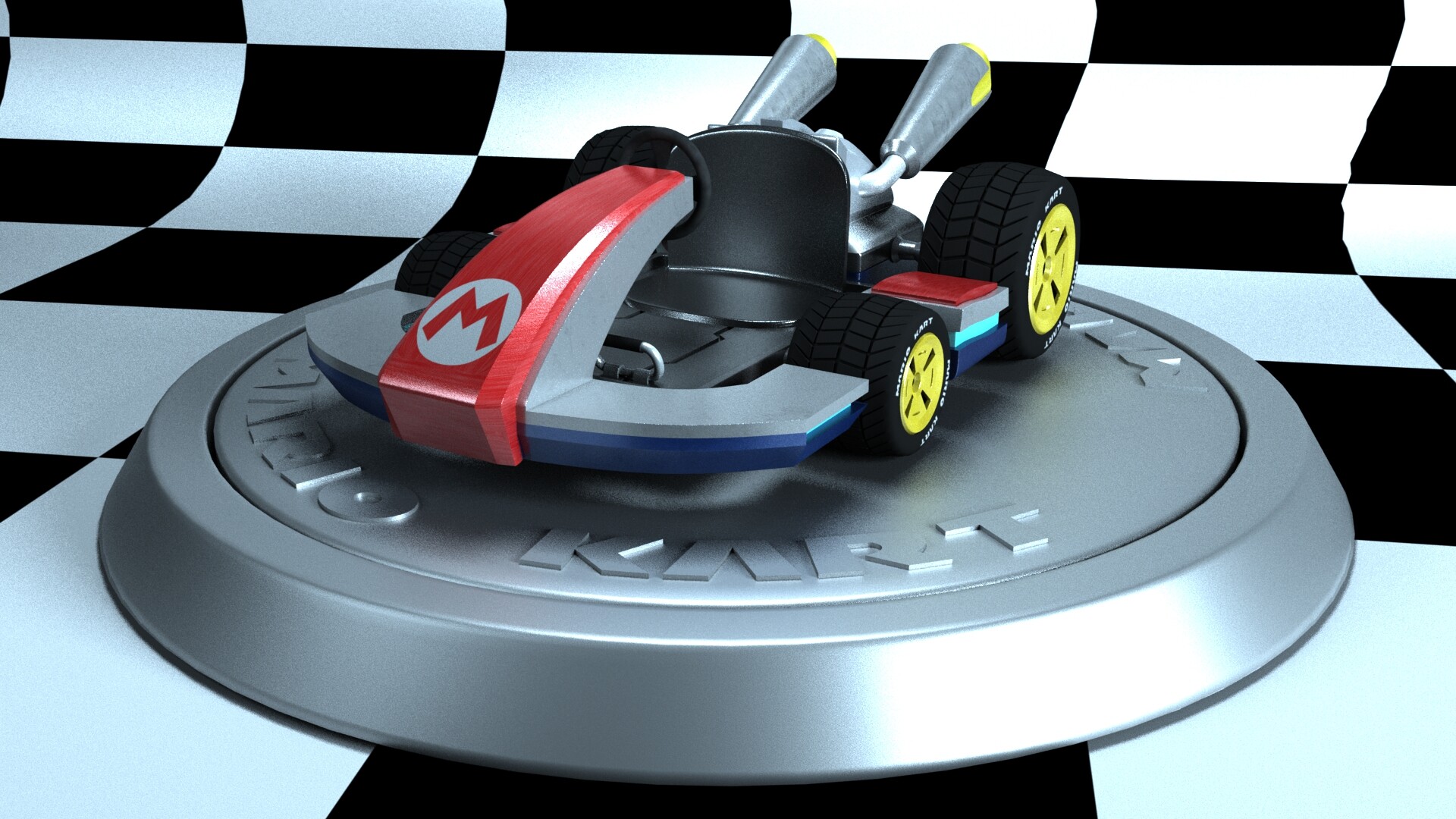 ArtStation - Mario Kart 3D Model
