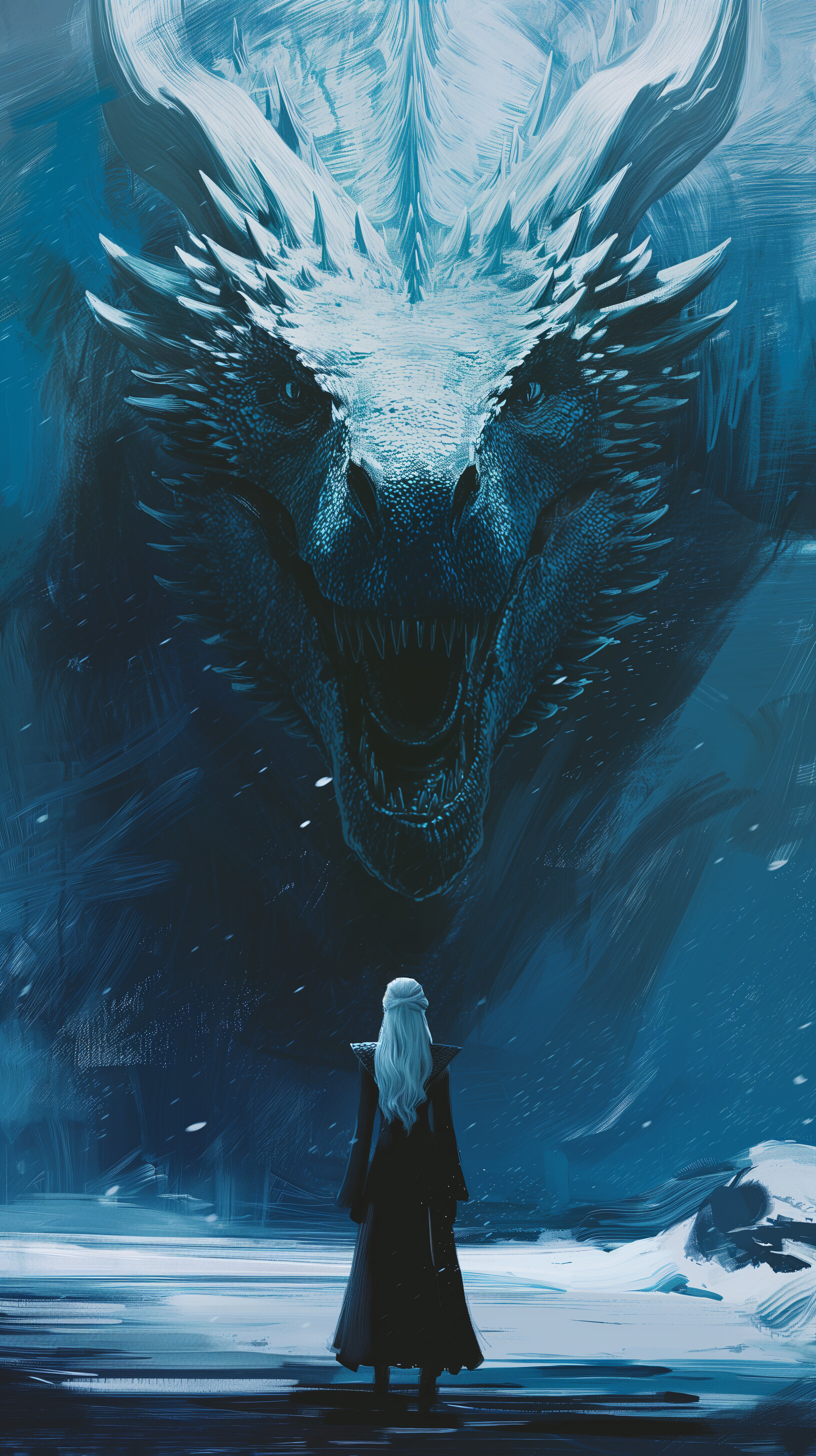 ArtStation - Daenerys against the Frozen Alliance