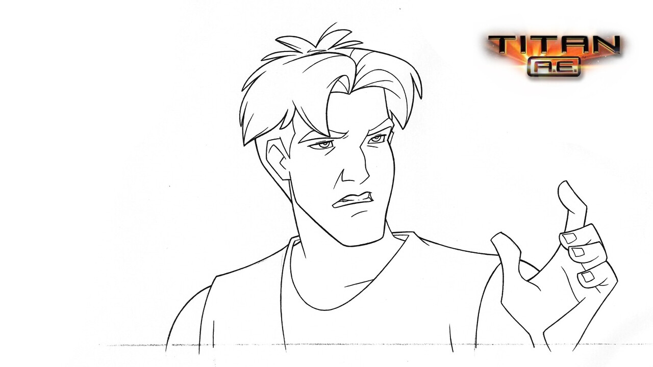 titan a e coloring pages