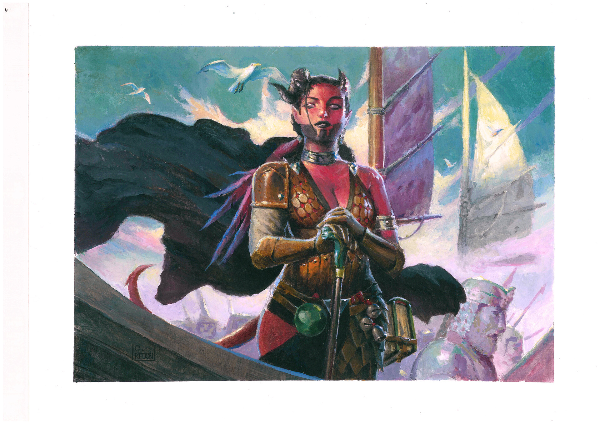 ArtStation - Commander tiefling