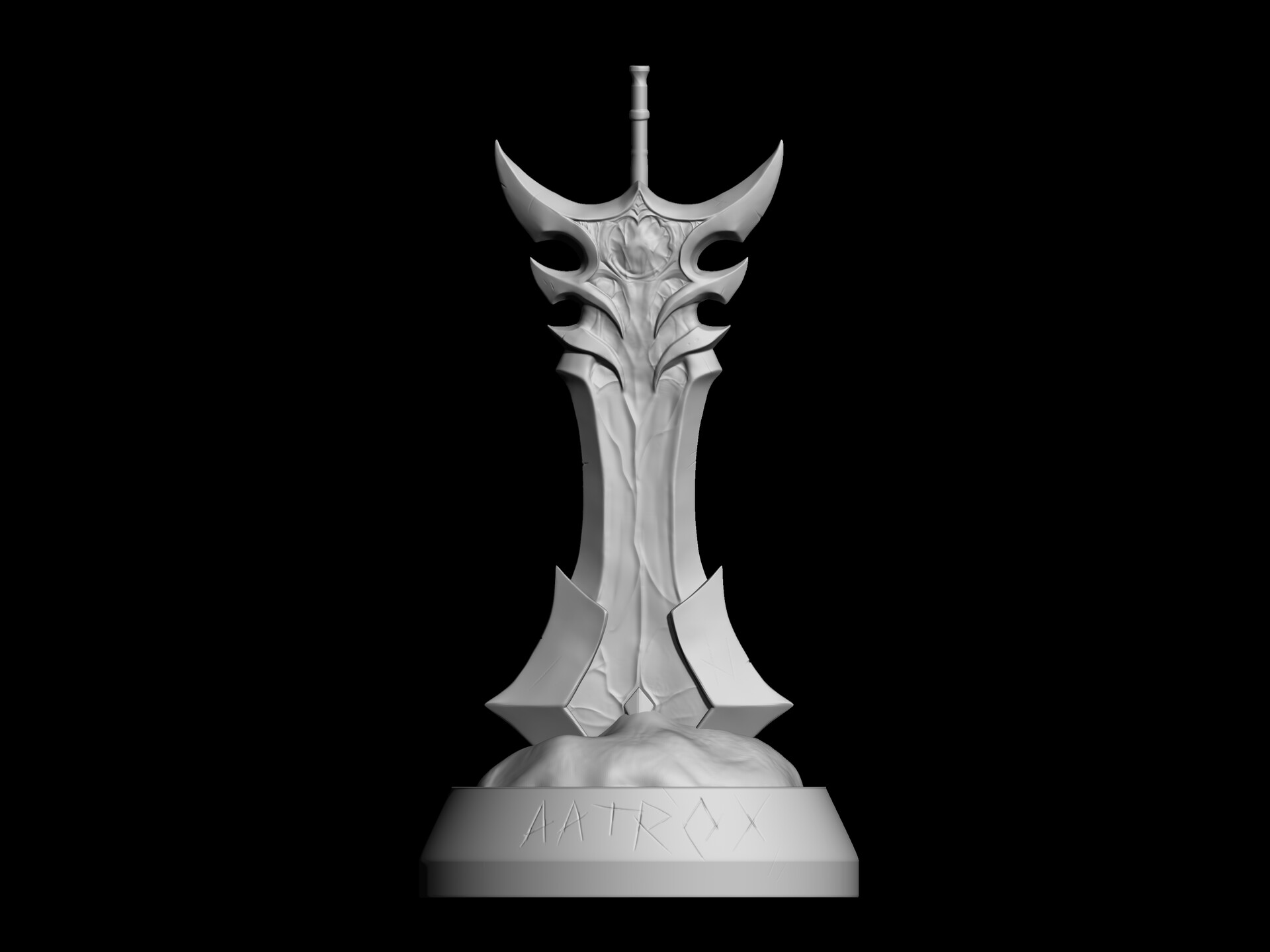 ArtStation - Aatrox Sword form League of Legends