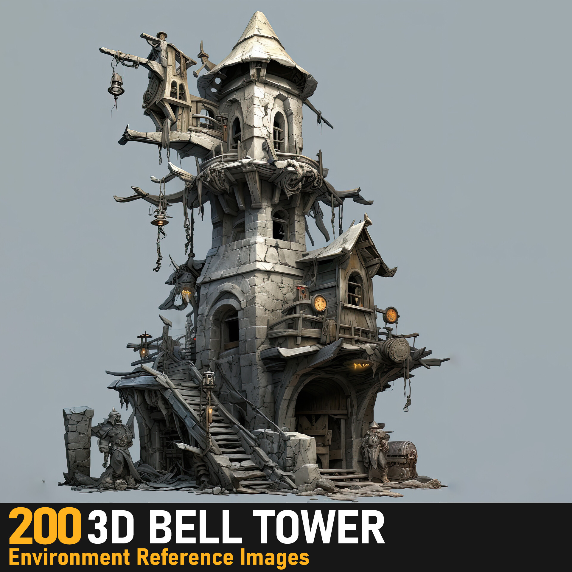 ArtStation - 3D Bell Tower|4K Reference Images
