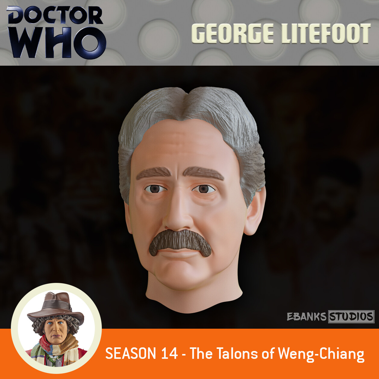 ArtStation - George Litefoot - Custom Doctor Who Figure Head