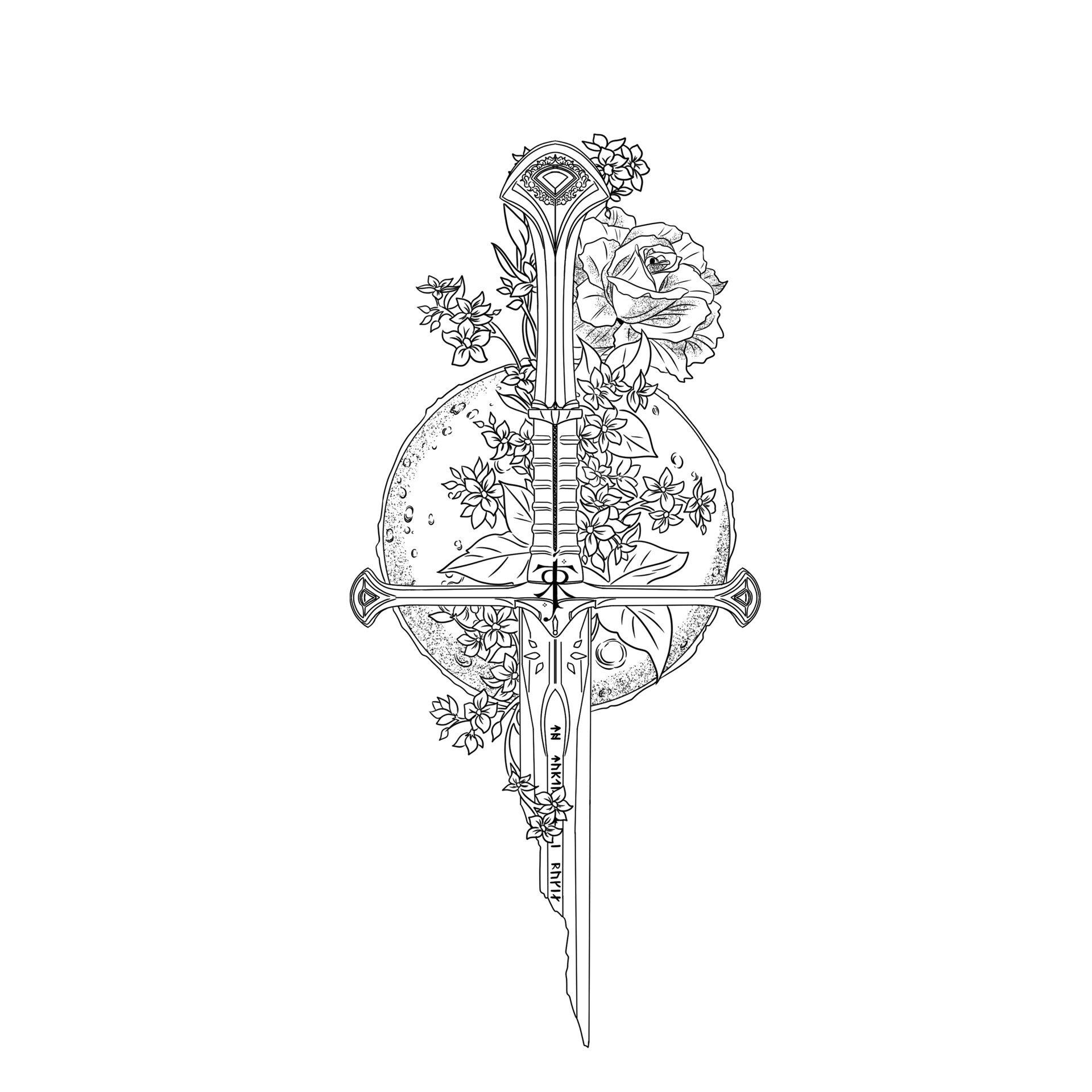 ArtStation - Lord of the rings tattoo concept