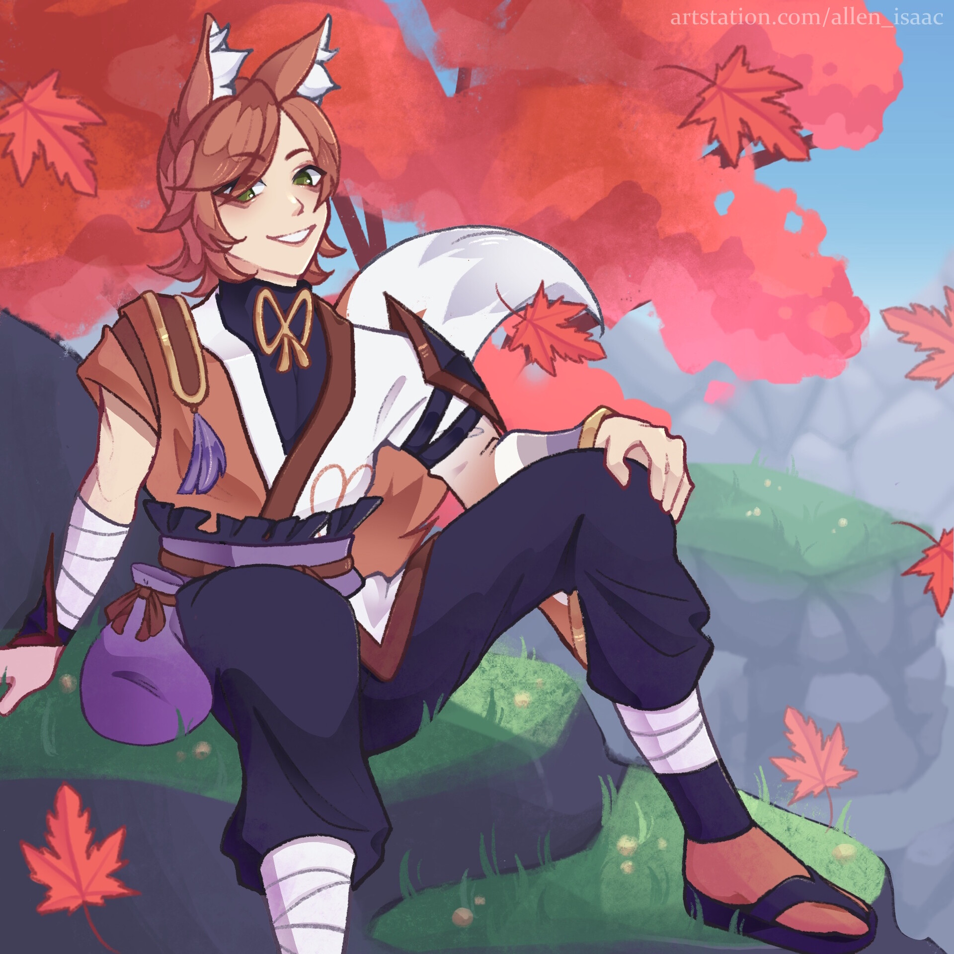 ArtStation - "Greedy Fox" - Character Design Project