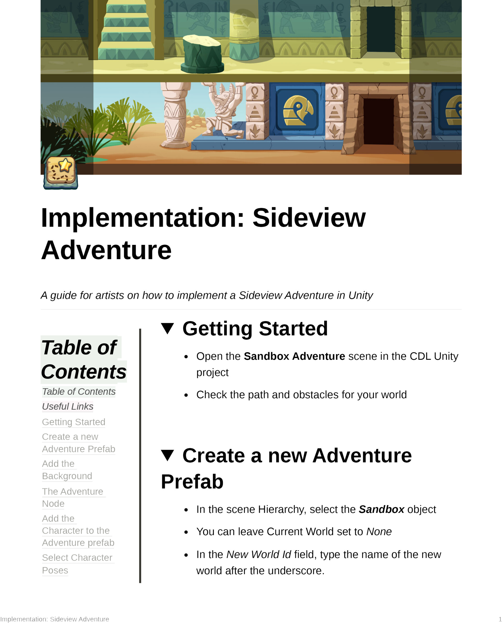 Sara Sharp Portfolio - Documentation - Sideview Implementation