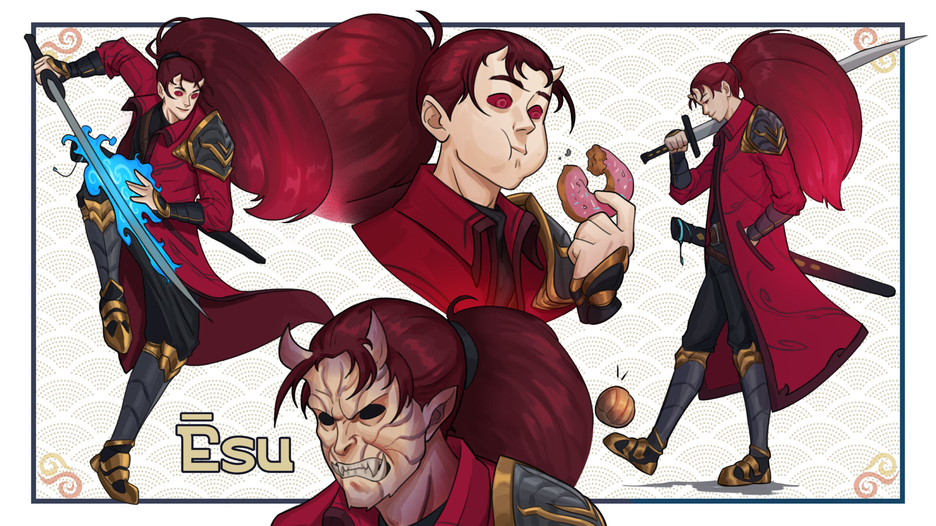 ArtStation - Esu Character Sheet
