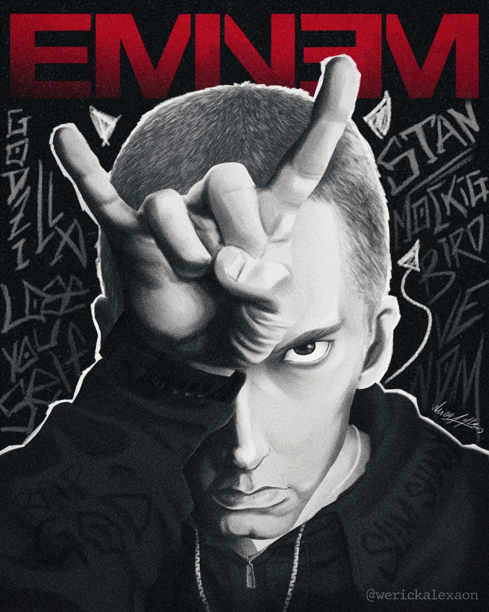 ArtStation - Eminem Poster