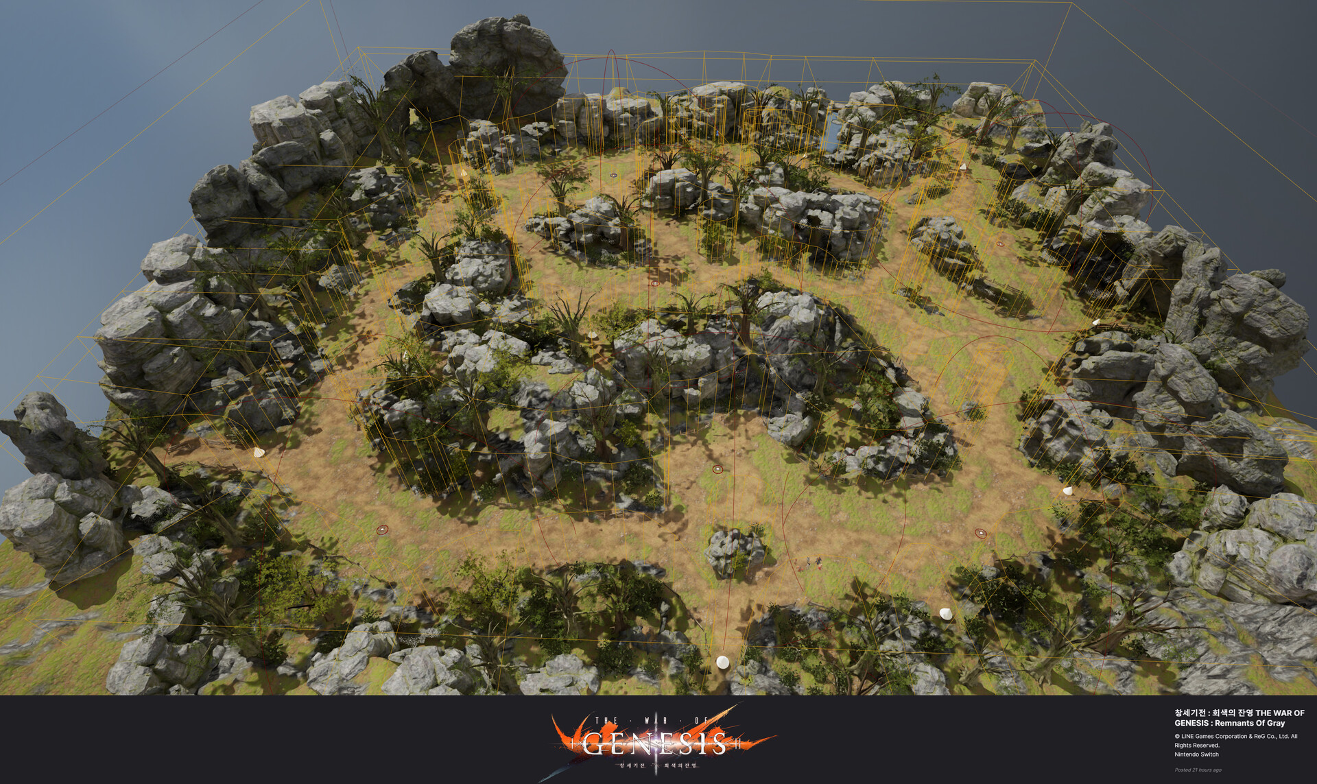 ArtStation - The War of Genesis - Forest-02 Level Design
